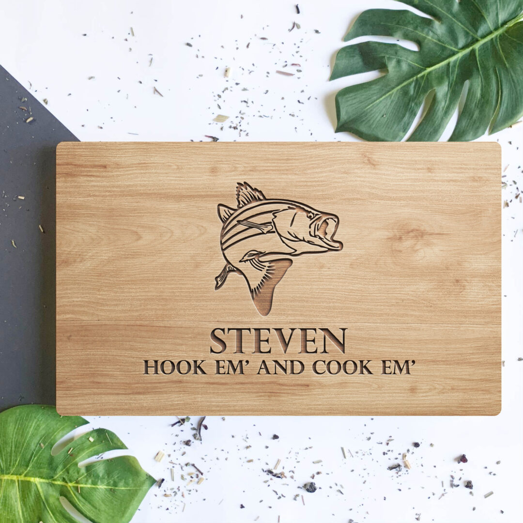 Hook And Cook - Engraved Board - Chain Valley Gifts