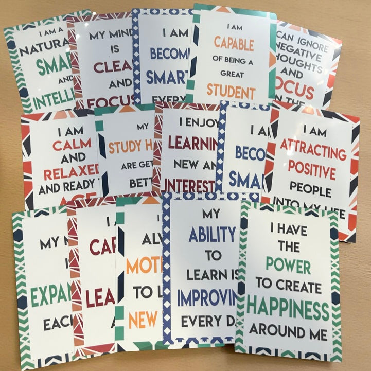 Classroom Affirmations – Learning & Growth – Chain Valley Gifts