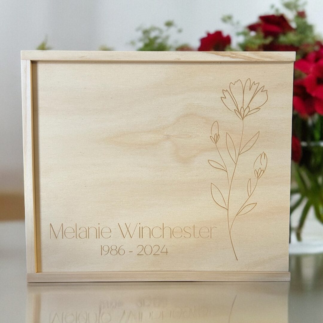 Memorial Keepsake Box - Australian Made - Large Range – Chain Valley Gifts