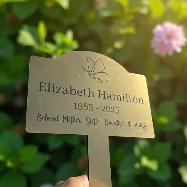 Garden Memorial Marker - Custom Engraving - Australian Made – Chain ...