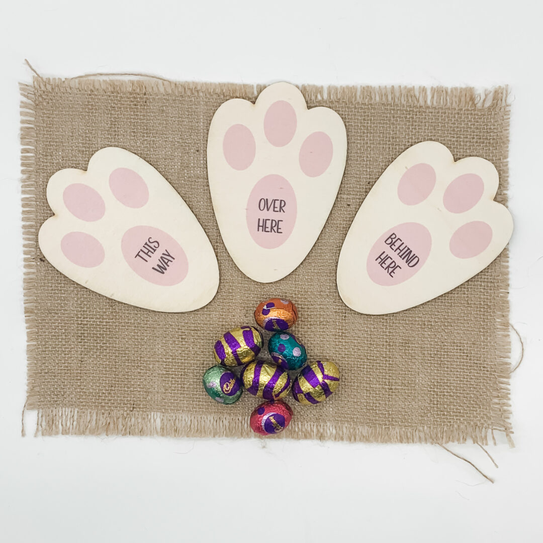 Easter Bunny Footprints - Set 10 - Chain Valley Gifts