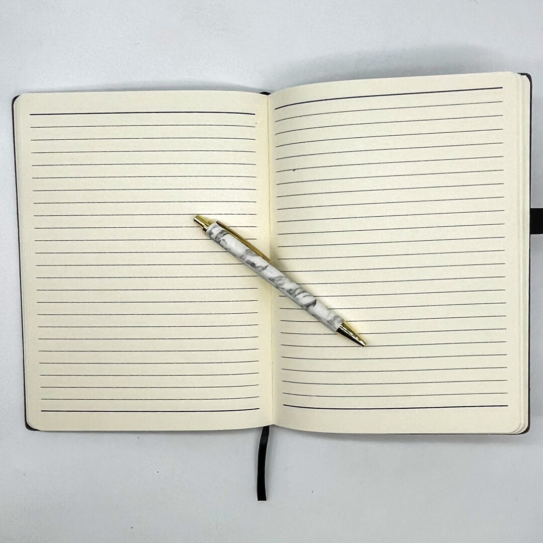 A5 Leatherette Notebook - Name - Chain Valley Gifts