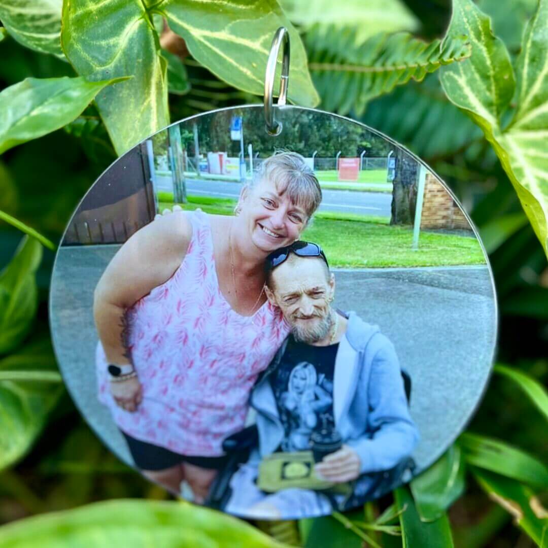 Photo Hanging Memorial Garden Plaque - Chain Valley Gifts