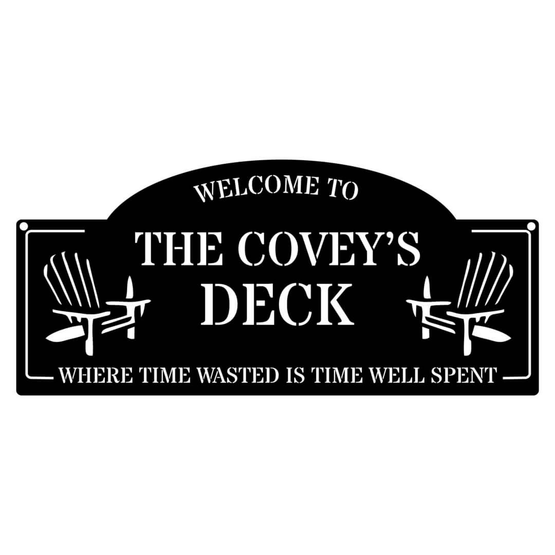 3D Deck Sign - Chain Valley Gifts