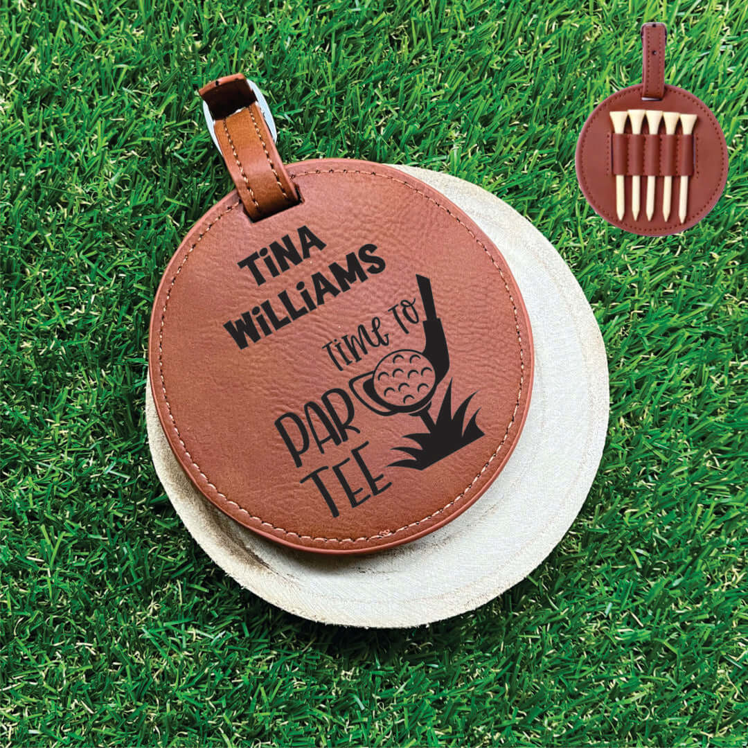 Golf Tee Holder - Time To Par-tee - Chain Valley Gifts
