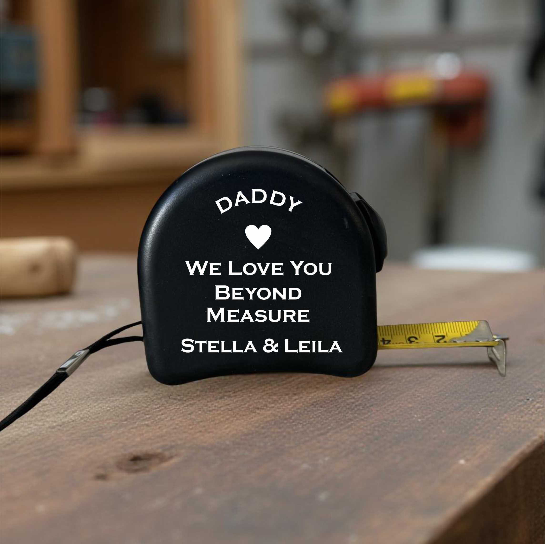 Father's Day Tape Measure - Personalised Tape Measure – Chain Valley Gifts