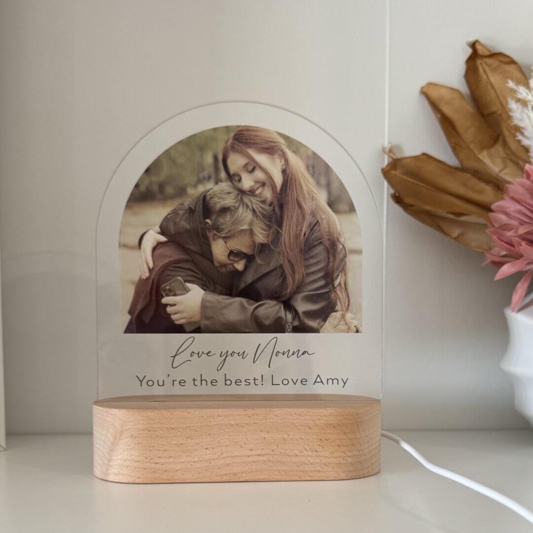 Any Wording Arch Photo Light - Chain Valley Gifts