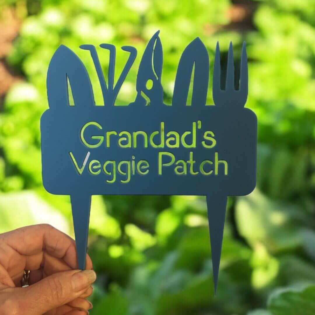 Custom Acrylic Garden Stake - Tools - Chain Valley Gifts